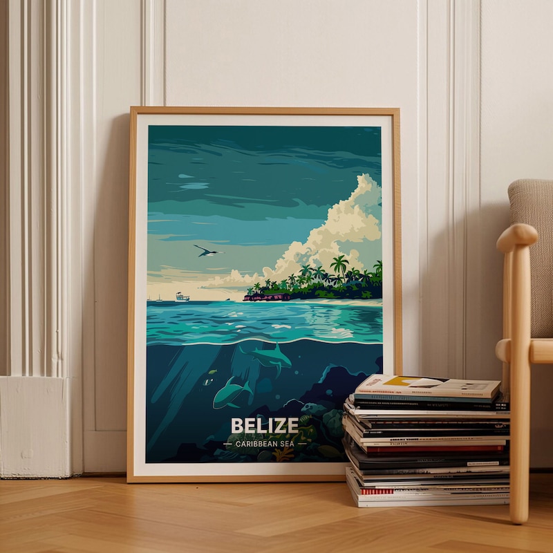 Belize Poster - Etsy