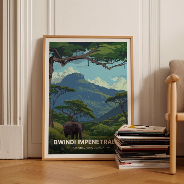 Landscape Art Uganda - Etsy