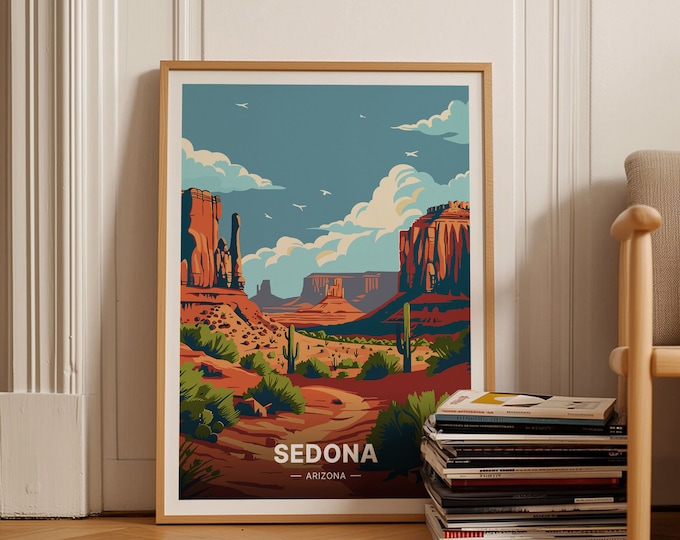Cathedral Rock Sunset, Sedona, Arizona, Landscape Photo Print - Etsy