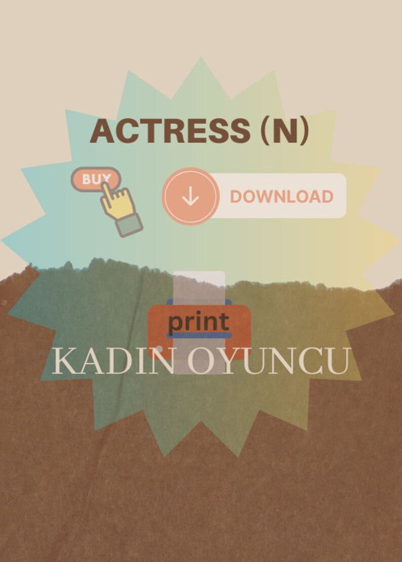 854 English Turkish Printable Flashcards English Turkish Flash Cards ...