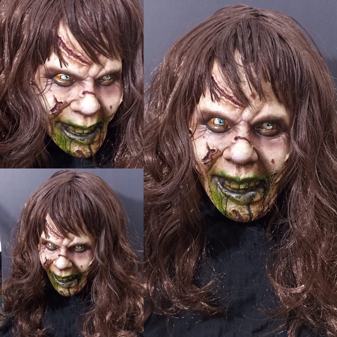 EXORCIST REGAN Látex Mask/handmade/ Mask ,cosplay, Exorcista, Terror ...