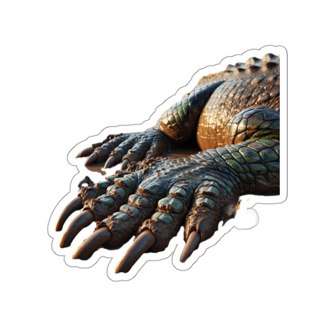 Alligator Feet Sticker Alligator Feet Alligator Vinyl Sticker Alligator ...
