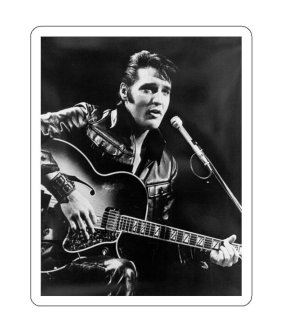 Elvis Presley Sticker Elvis Elvis Decorations - Etsy