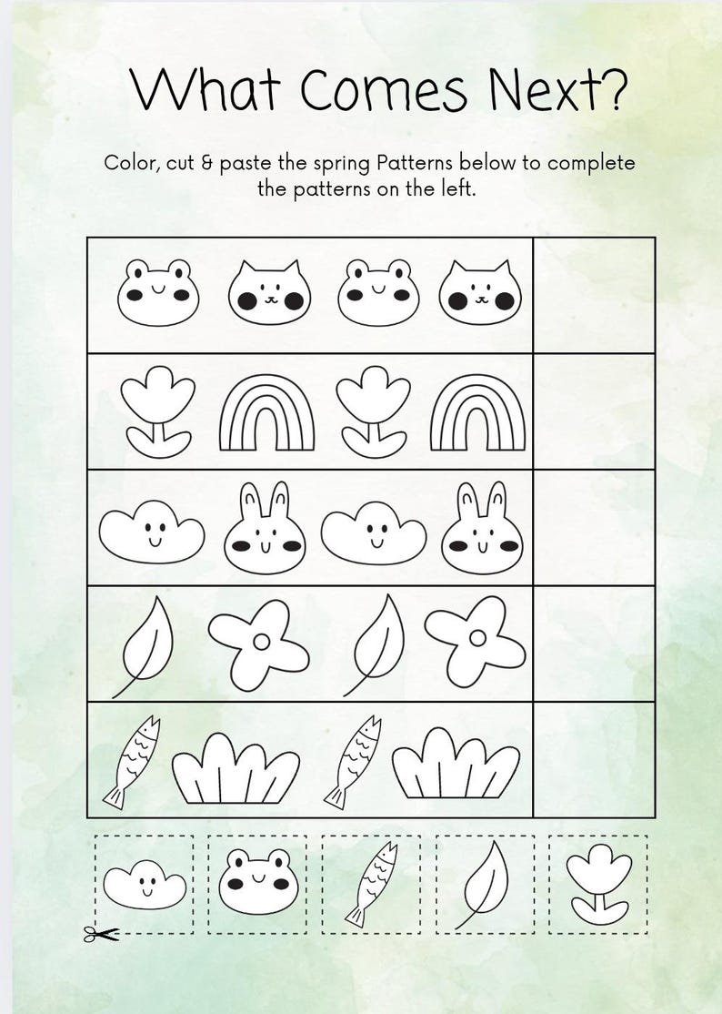 Printable Children's Spring Nature Hunt Worksheets - Fun Outdoor/indoor ...