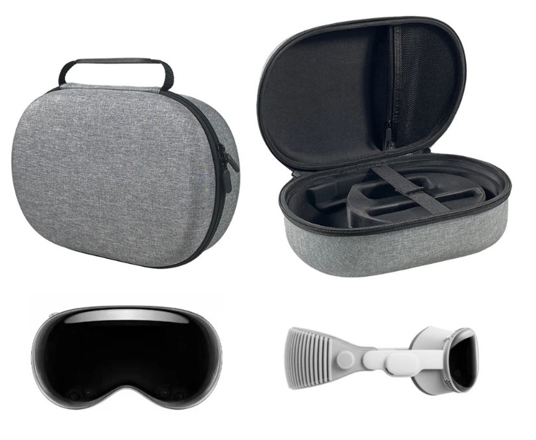 Apple Vision Pro Case Hard Shell Shockproof Anti-scratch Bag VR Headset ...