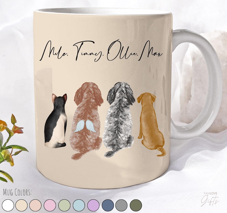 Custom German Shepherd Coffee Mug Personalized Pet Mugs Dog Mom Cup ...