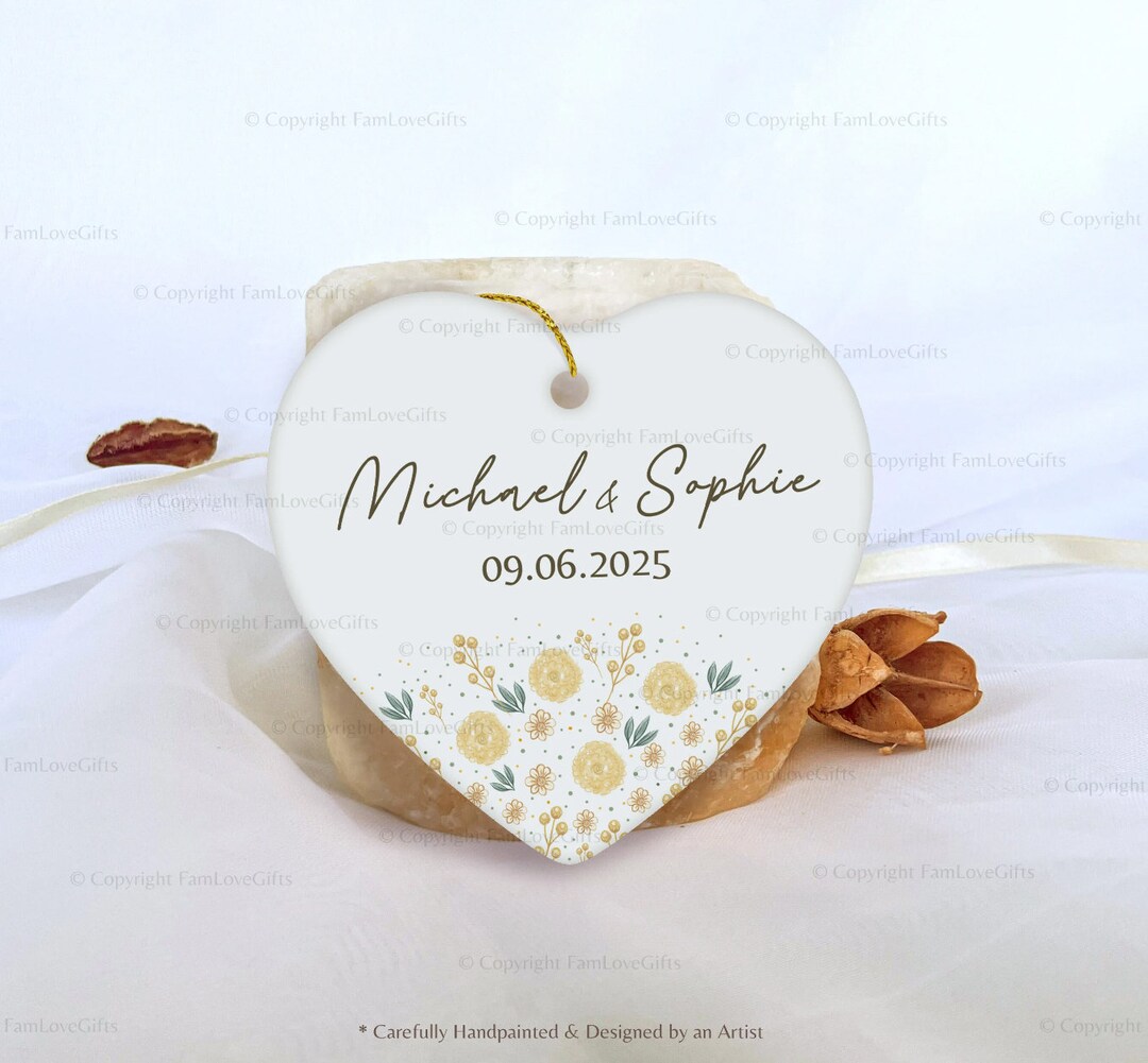 Personalized Keepsake, Wedding Keepsake Gift, Custom Heart Keepsake ...