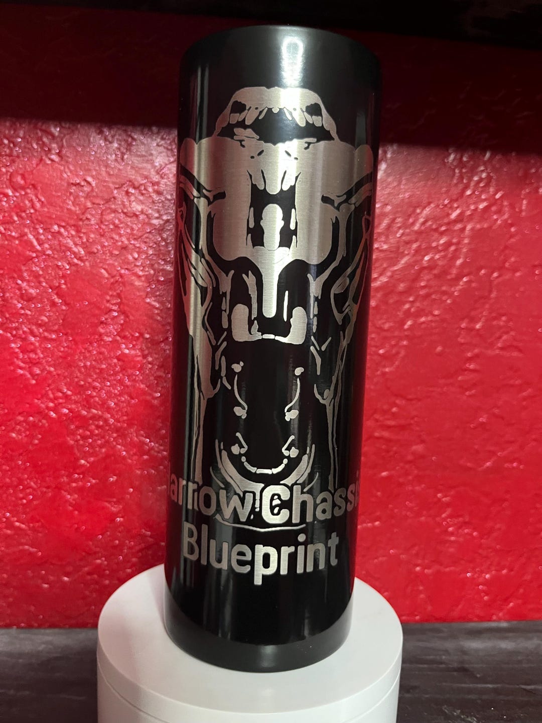 Warframe - Harrows Chassis BP- Stainless Steel 20oz Custom Laser ...