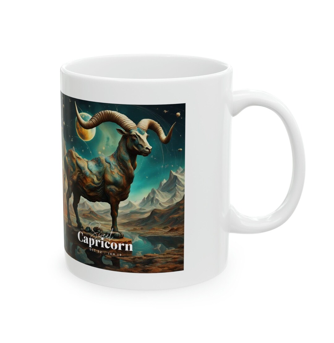 Capricorn Coffee Mug Salvador Dali Inspired Surreal Cup, Dali Inspired ...