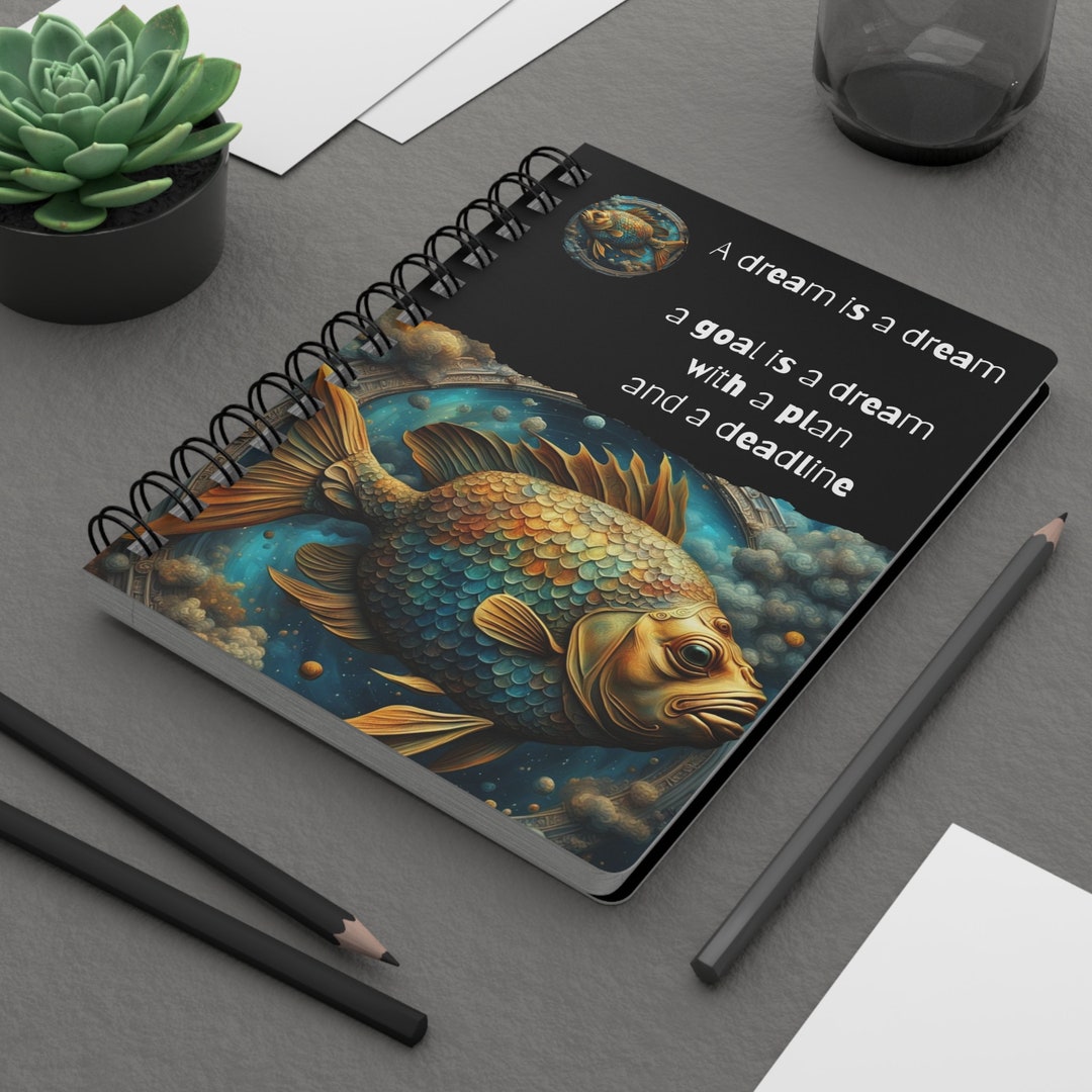 Dream & Goals: Inspirational Goal Setting Notebook With Deadline ...