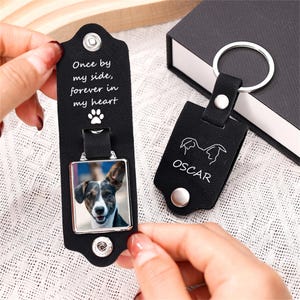 Pet Memorial Keychain, Pet Loss Gift, Pet Sympathy Gift, Custom Dog ...