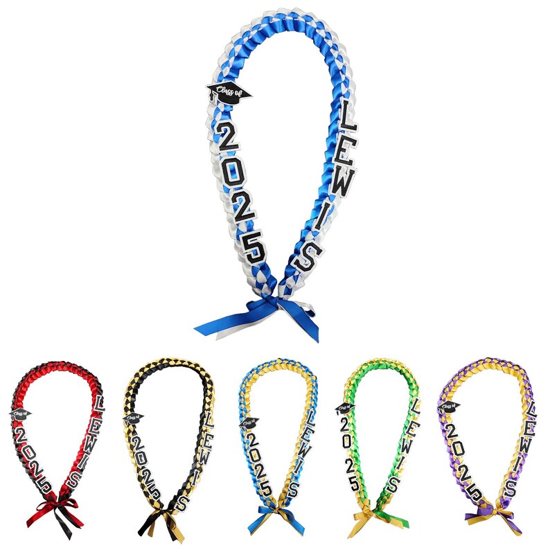 Personalized Graduation Lei 2025,class of 2025 Graduation Lei ...