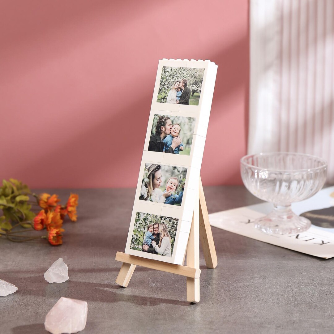 Personalized Custom Photo Rectangle Building Block With Stand, Jigsaw ...