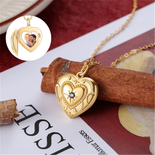 Birthstone Locket - Etsy