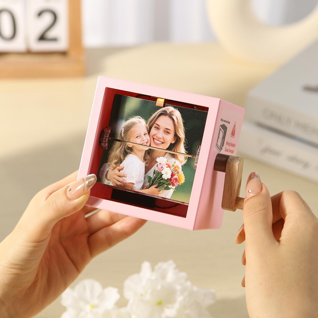 Custom Photo Flipbook Animation Box Photo Book With Light Personalized ...