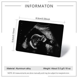 Custom Ultrasound Wallet Card for a 1st Time Dad, Can't Wait to Meet ...