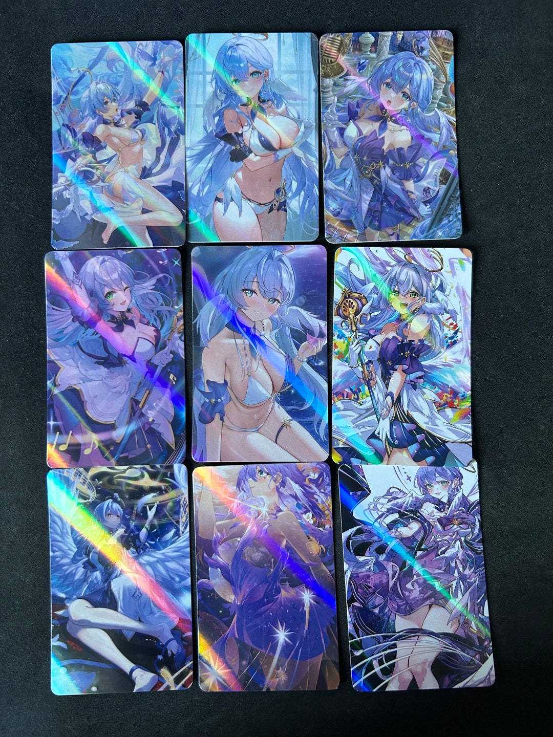 Honkai Star Rail Holographic Cards Robin Sexy Swimsuit Bunnysuit Card Collectible Sleeved 10 ...