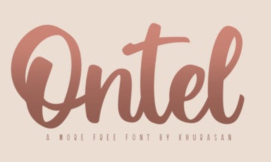 Ontel Font, Casual Font, Bold Font, Cricut Fonts, Modern Font, Fonts ...