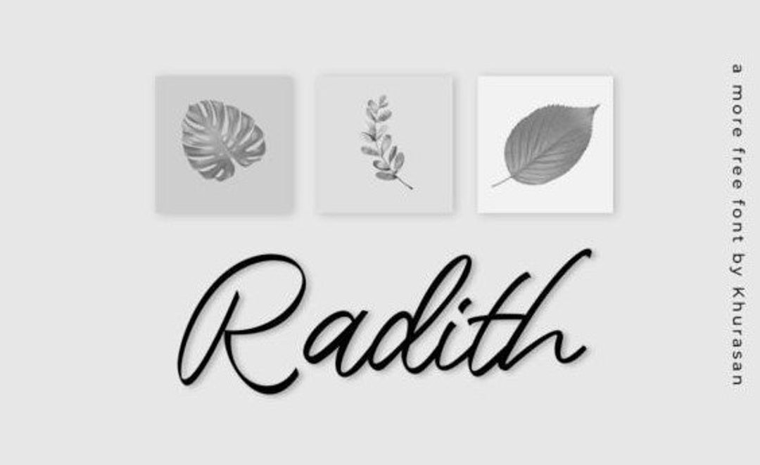 Radith Font, Note Font, Cute Font, Handwritten Fonts, Wedding Fonts, Branding Font, Display Font ...