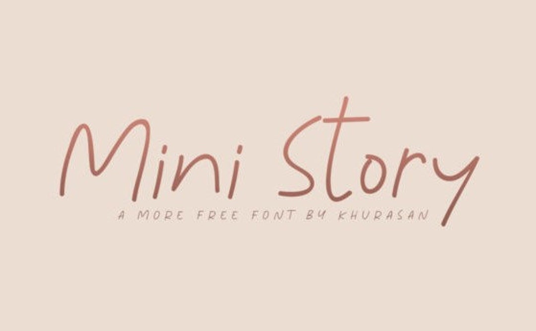 Mini Story Font, Monoline Font, Wedding Font, Modern Font, Display Font ...