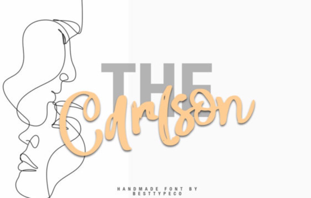 The Carlson Font, Casual Font, Cricut Fonts, Calligraphy Font, Modern ...