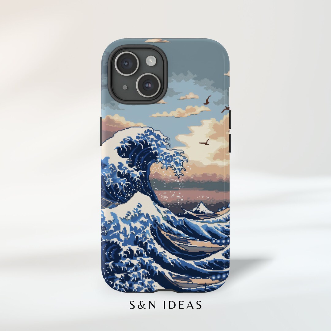 GREAT WAVE iPhone Case Great Wave off Kanagawa Phone Cover Art Gift ...