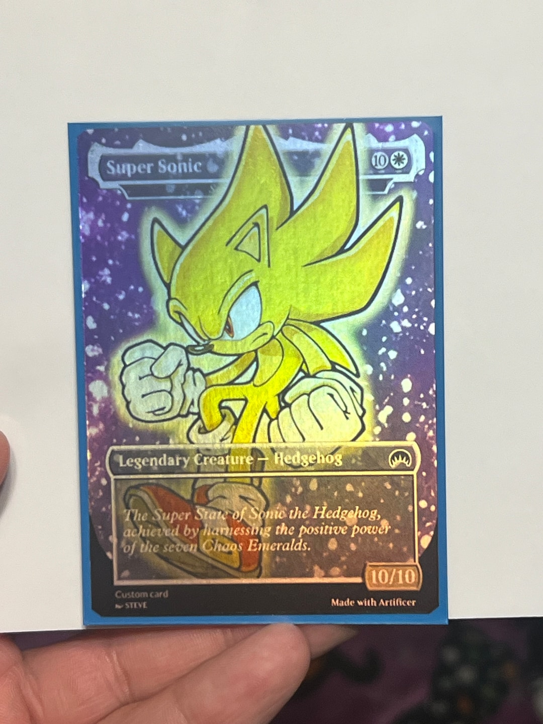 Super Sonic Holo Custom Magic the Gathering Card - Etsy