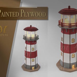 Lighthouse Laser Cut File - Digital Download - SVG - DXF - Lantern, 3D ...