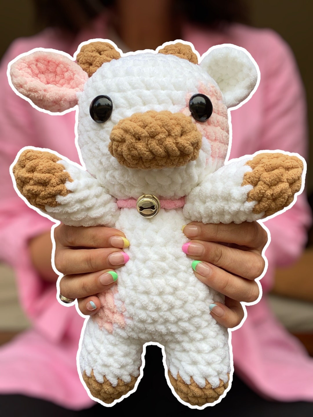 Crochet Cow Toy Cute Gift Plushie Scented Handmade Amigurumi - Etsy