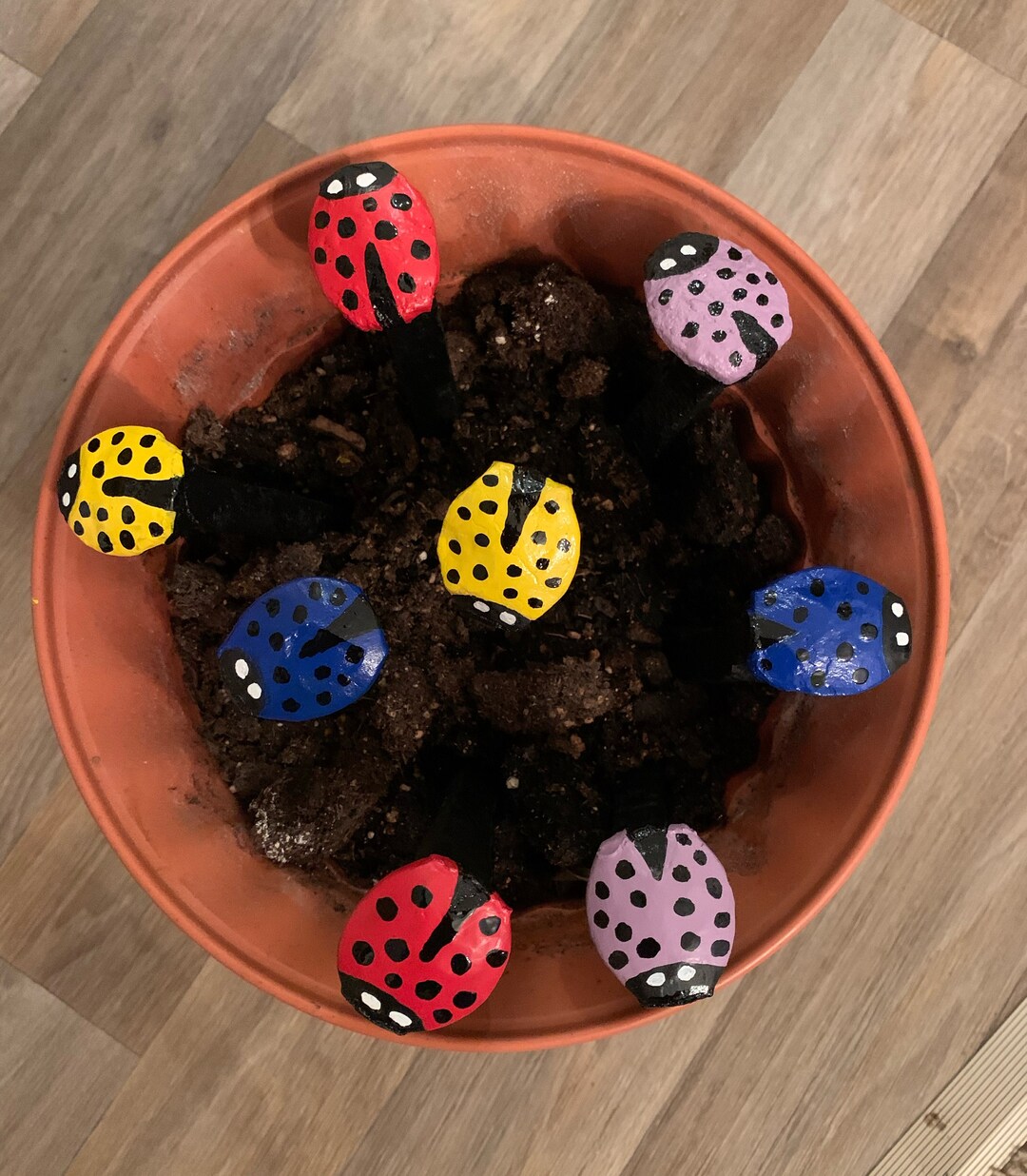 Painted Railroad Spikes Ladybugs - Etsy