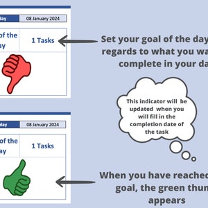 To Do List Tasks Tracker Blue Version Excel Template - Etsy
