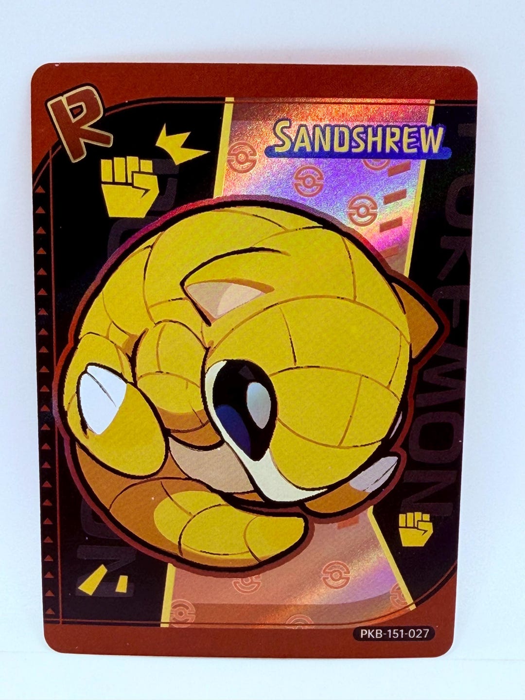 Pokemon Baby Sandshrew DIY Doujin Kawaii Holo Art Card - Etsy