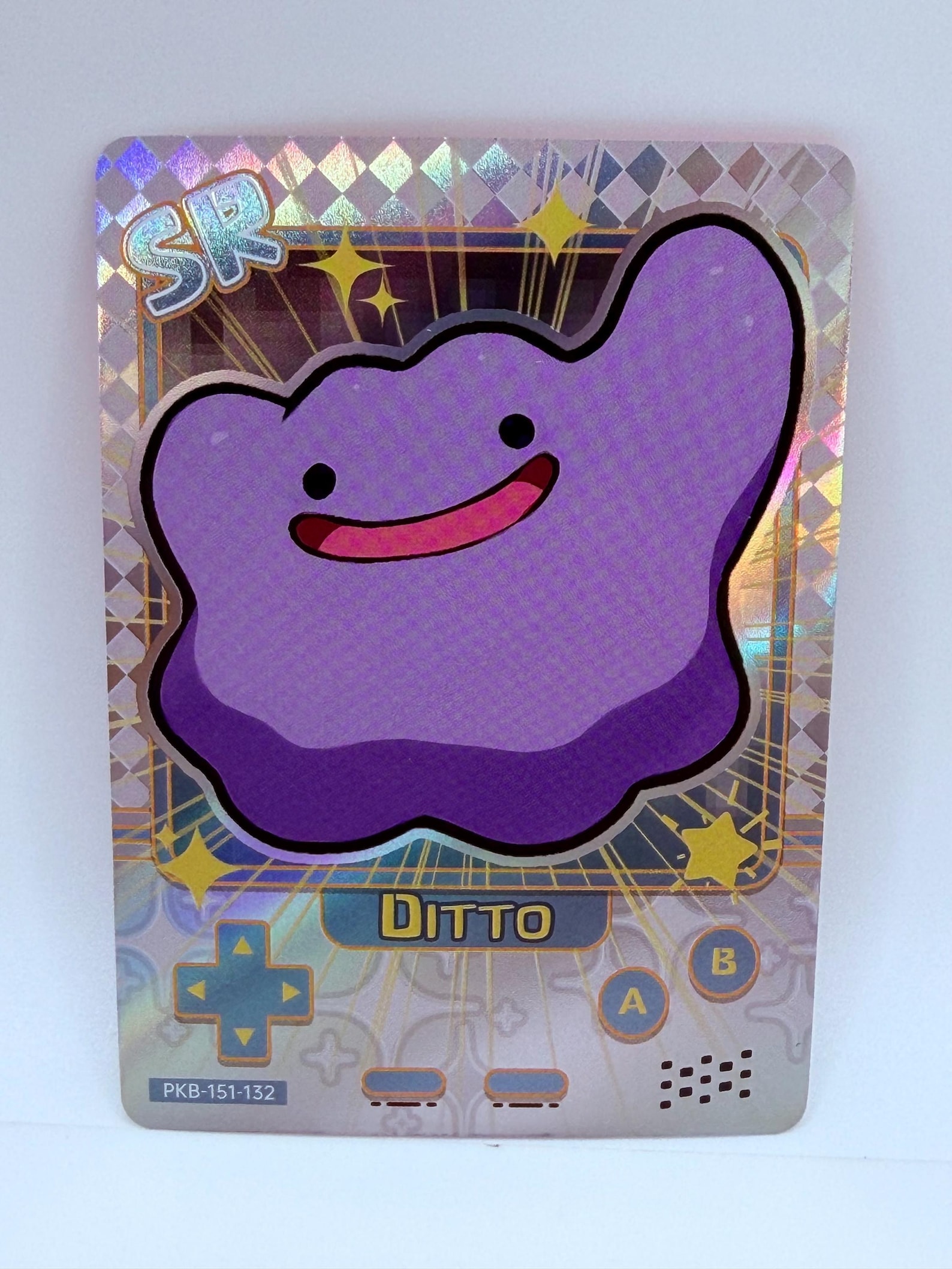Pokemon Baby Ditto DIY Doujin Kawaii Holo Art Card - Etsy