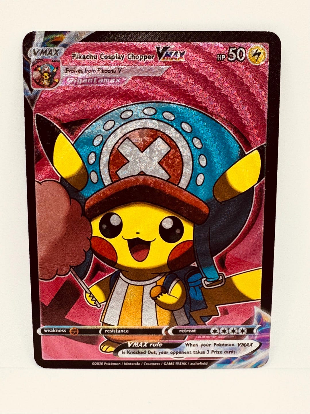Pokemon Pikachu Anime Cosplay #5 DIY Kawaii Doujin Holo Custom Card - Etsy