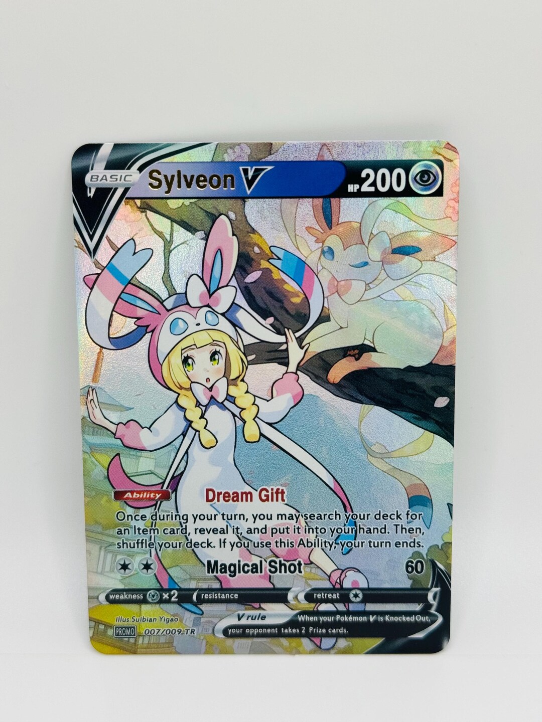 Mint Pokémon Lillie Trainer Sylveon Cosplay Kawai DIY Card - Etsy