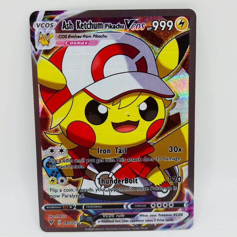 Pikachu Cosplay Cards - Etsy