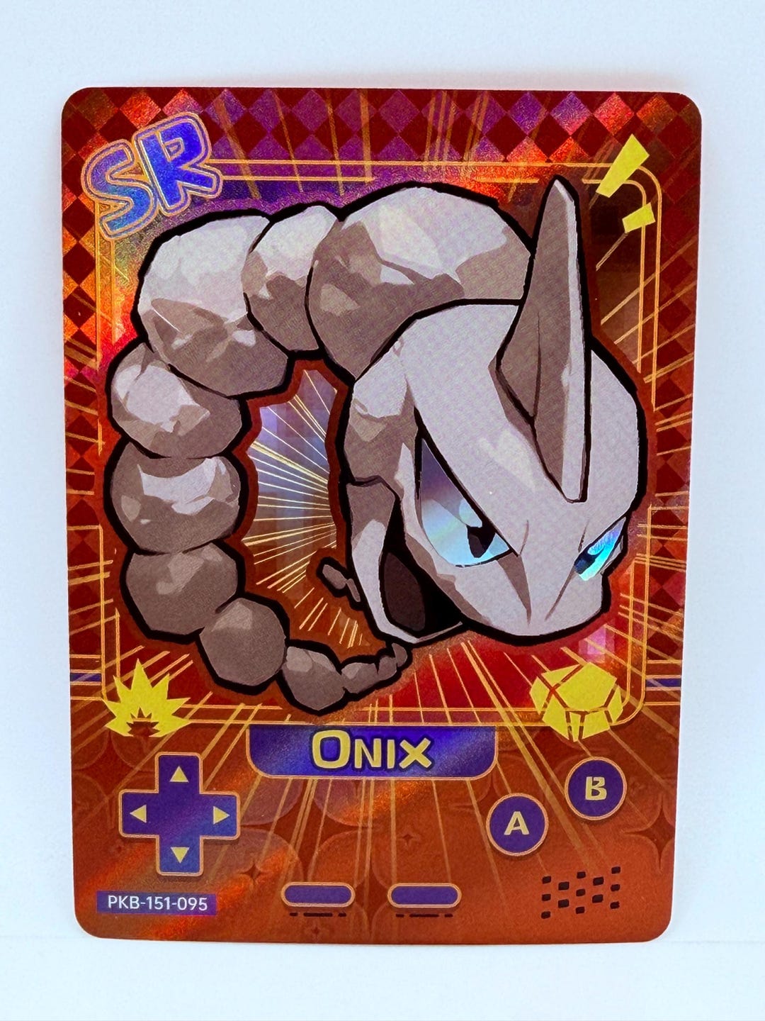 Pokemon Baby Onix DIY Doujin Kawaii Holo Art Card - Etsy