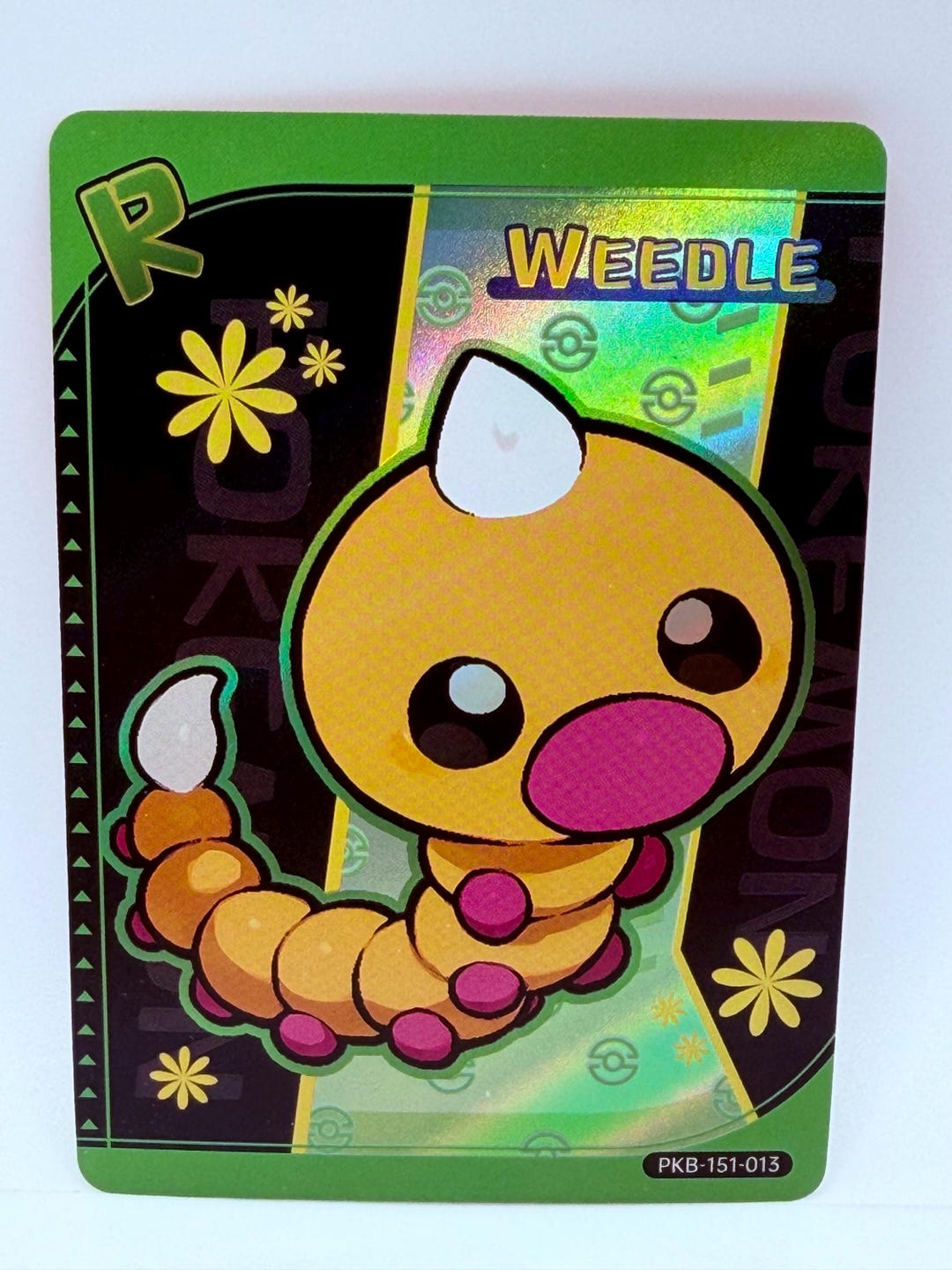 Pokemon Baby Weedle DIY Doujin Kawaii Holo Art Card - Etsy