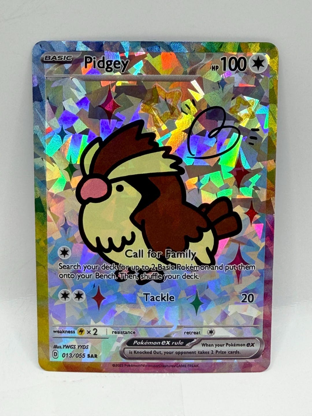 Pokémon Pidgey Derpy Special Doujin Kawai DIY Anime Card - Etsy
