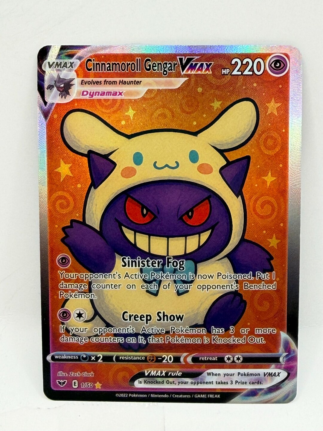 Pokémon Gengar Cinnamoroll Special Doujin Kawai DIY Anime Card - Etsy