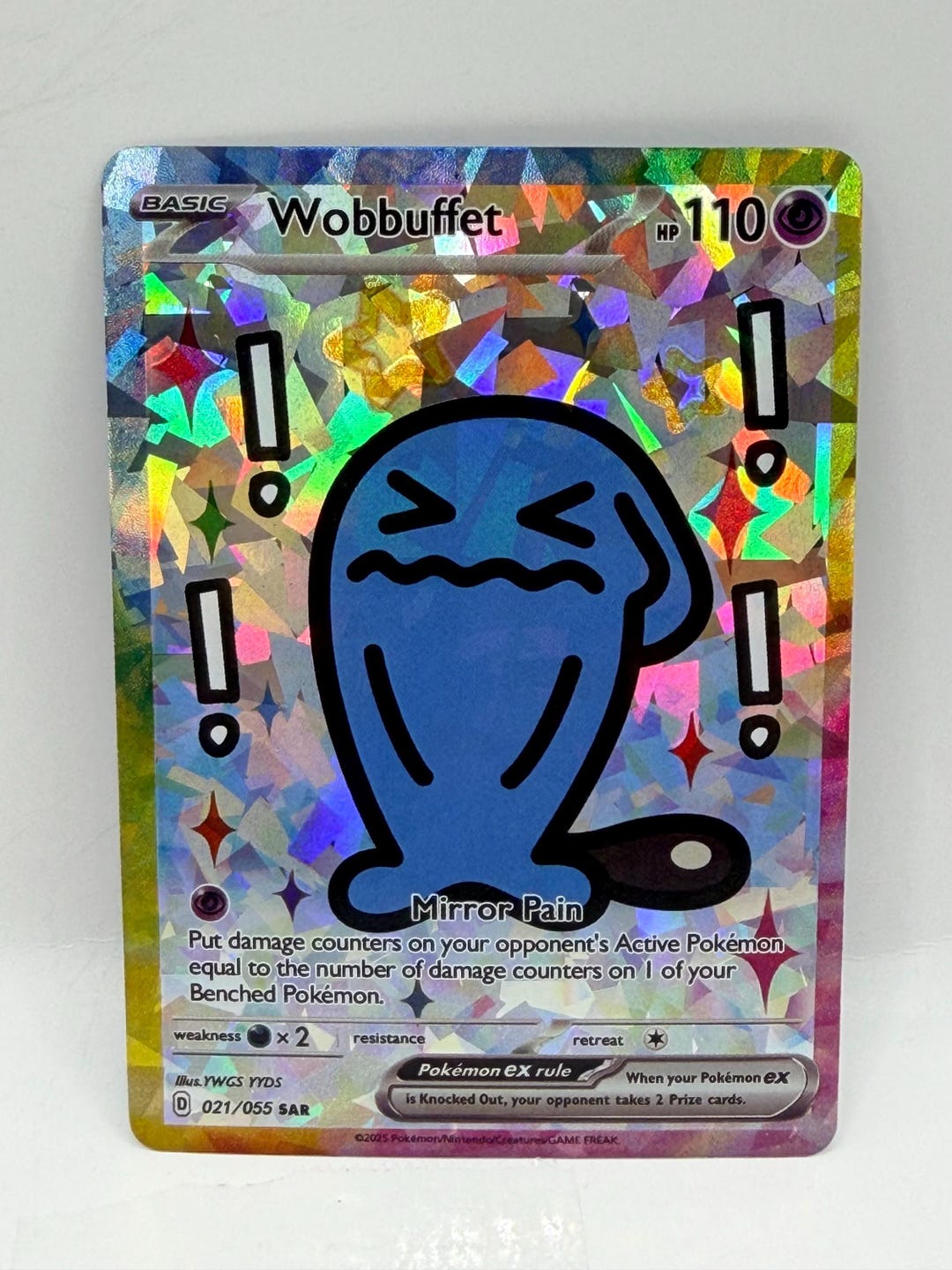 Pokémon Wobbuffet Derpy Special Doujin Kawai DIY Anime Card - Etsy