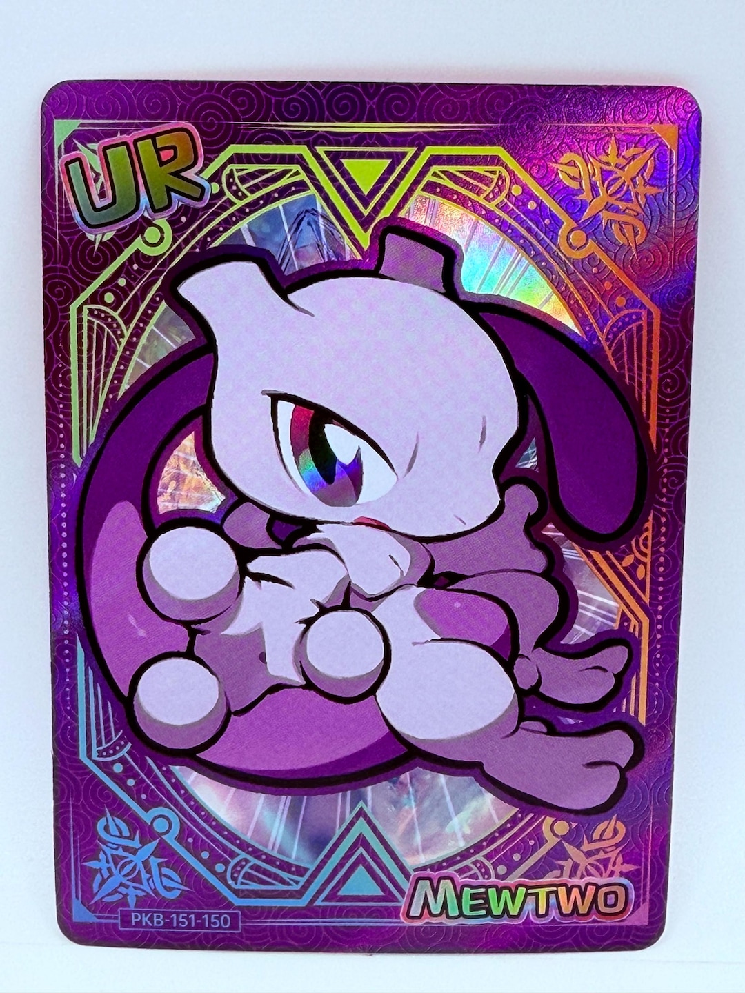 Pokemon Baby Mewtwo DIY Doujin Kawaii Holo Art Card - Etsy