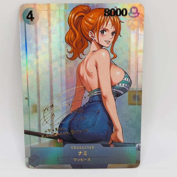 Nami One Piece Fanart Sus Etsy Canada