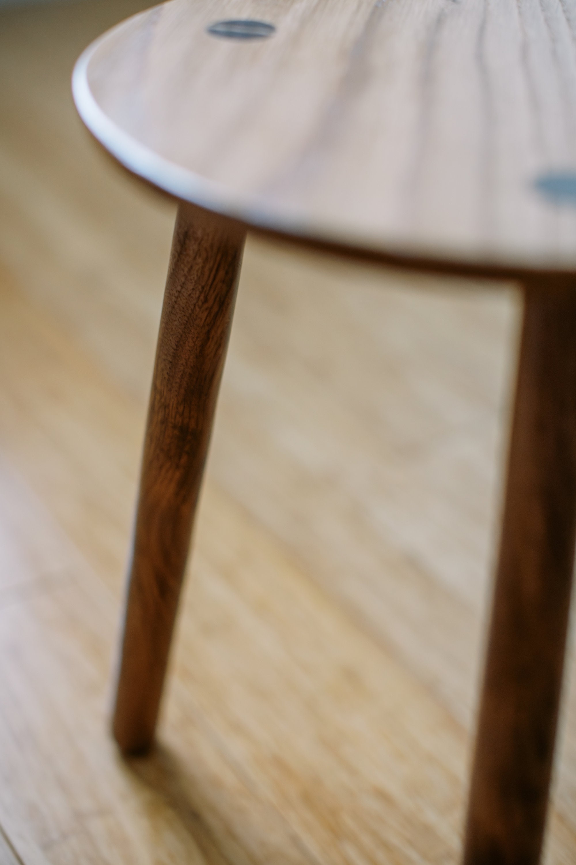 Stool / Three Legged Stool / Wooden Stool / Handmade Stool / Oak Stool ...