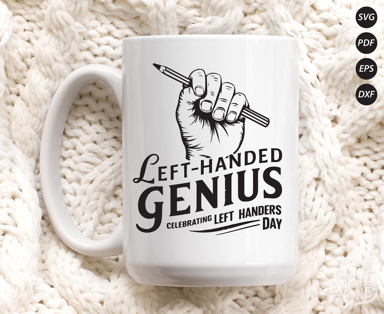 Left Handers Day, Svg Files for Cricut, Lefty Hands Svg, Retro Svg for ...