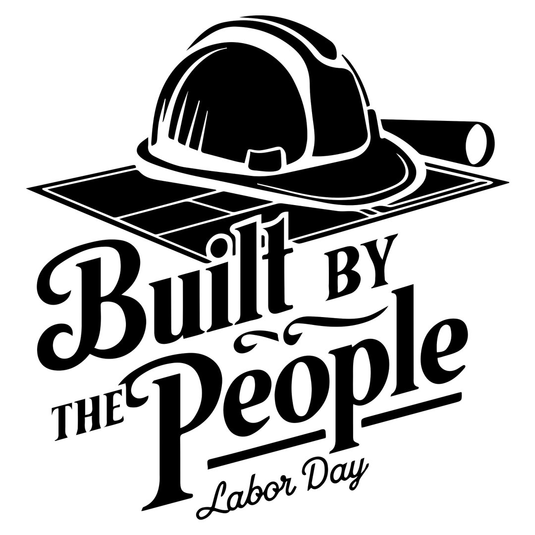 Labor Day Svg, America Svg, Labor Day Gift, Built by People, Labor ...
