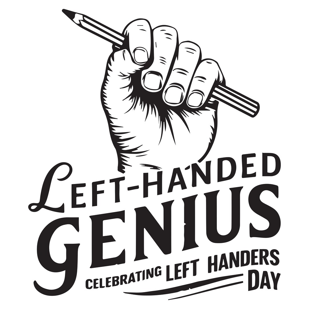 Left Handers Day, Svg Files for Cricut, Lefty Hands Svg, Retro Svg for ...