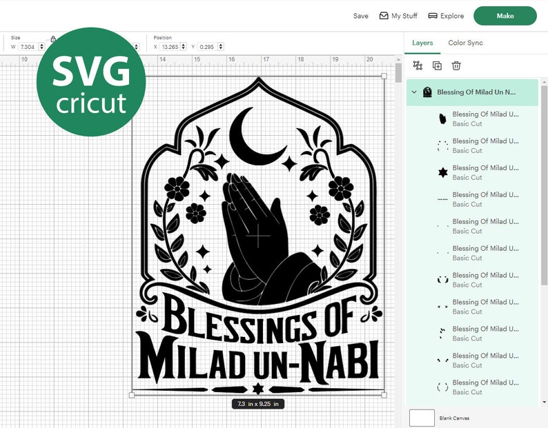 Prayer Hands SVG, Islamic SVG, Milad Un-nabi SVG, Blessings Art, Cricut ...