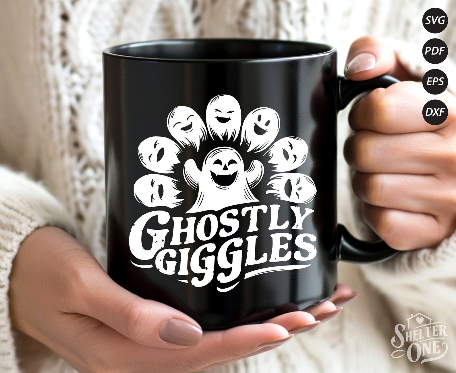 Ghostly Giggles Svg, Kids Halloween Svg, Ghost Svg, Halloween Svg, Cute ...