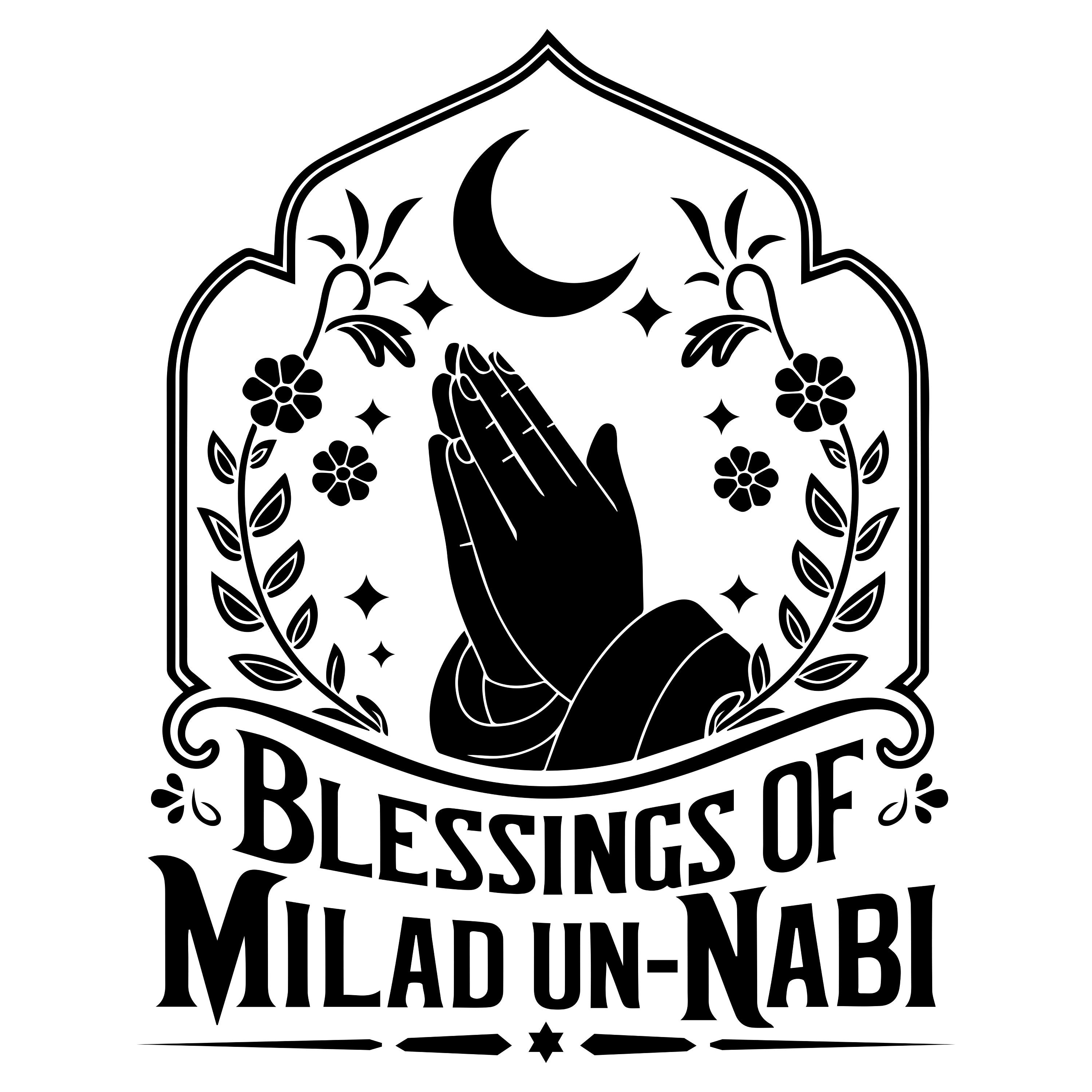 Prayer Hands SVG, Islamic SVG, Milad Un-nabi SVG, Blessings Art, Cricut ...